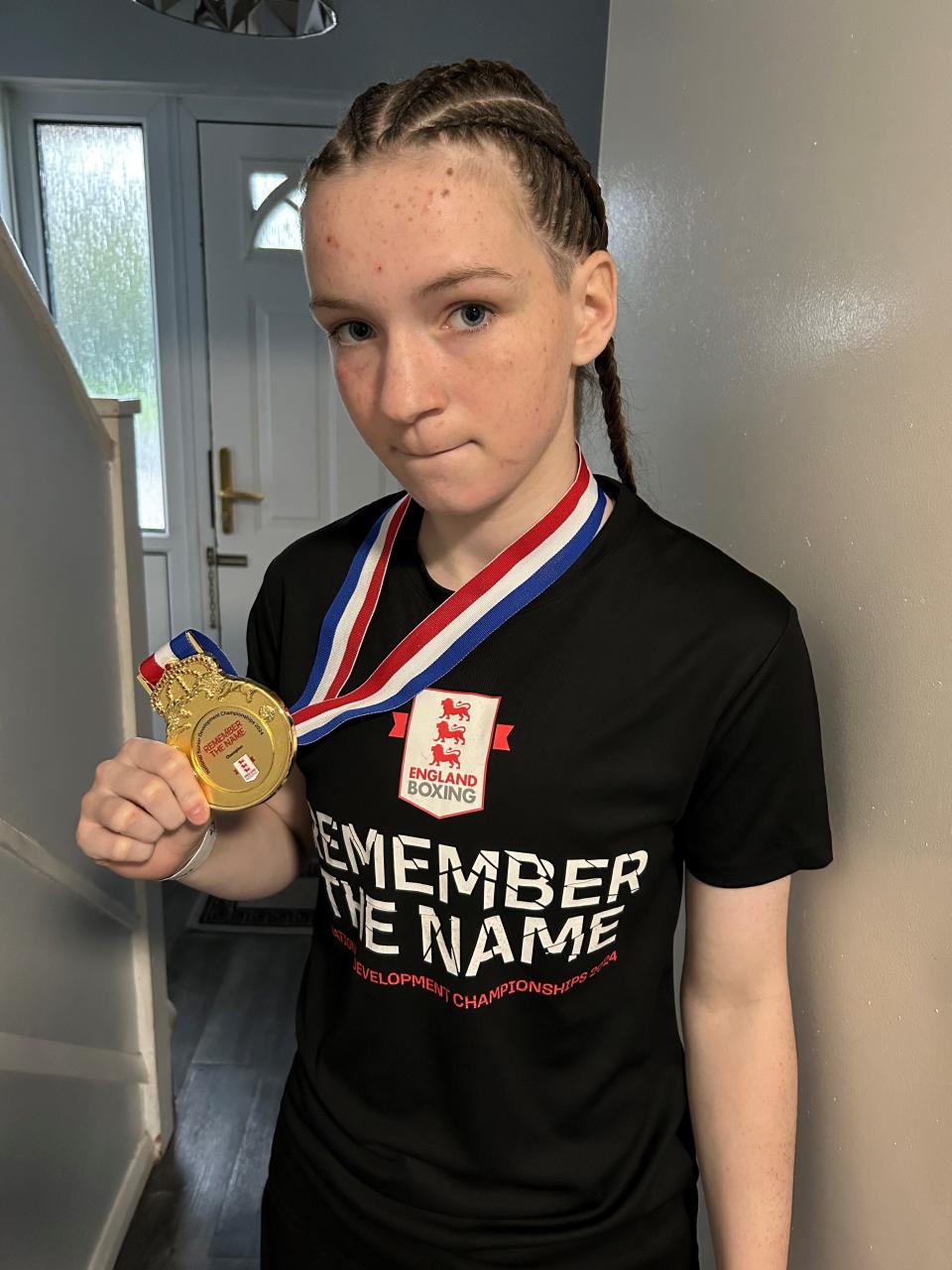 “When you get knocked down, get back up and don’t ever give up ...