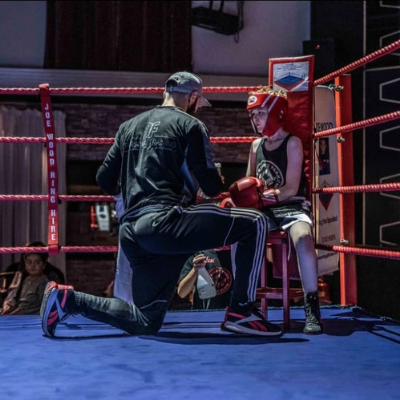 Fighting back: Toby, 11, becomes first carded boxer with CF