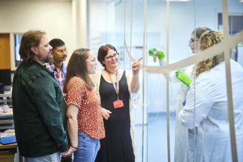 The other side of the window - Sarah’s visit to labs researching CF ...